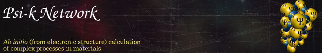 Software codes | Psi-k