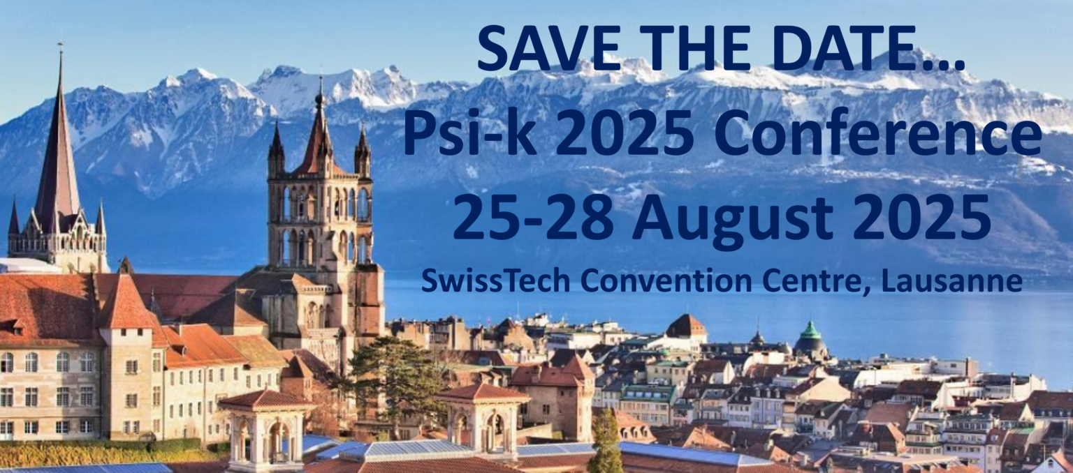 Psi-k 2025 Conference | Psi-k